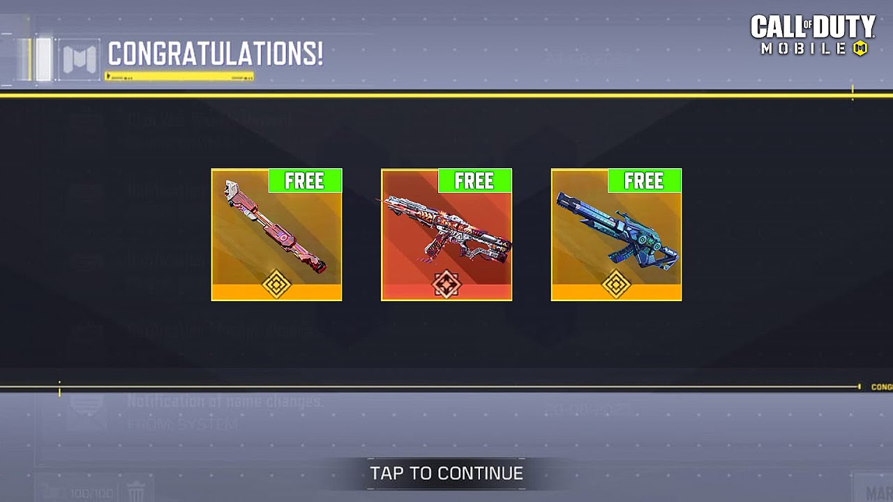 How to Get Free Mythic AK117, Legendary CR56 Amax & Stun Baton in CODM ...