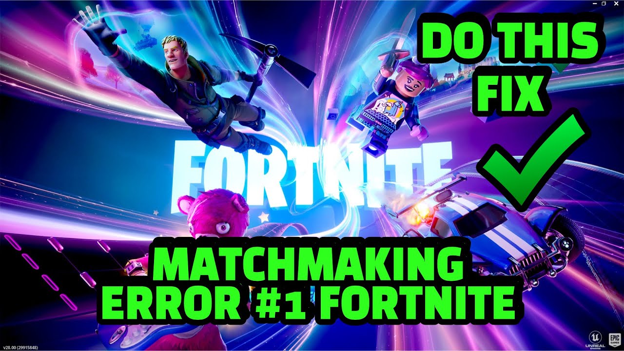 Fortnite Matchmaking ERROR FIX Waiting For Matchmaking To Commence ...