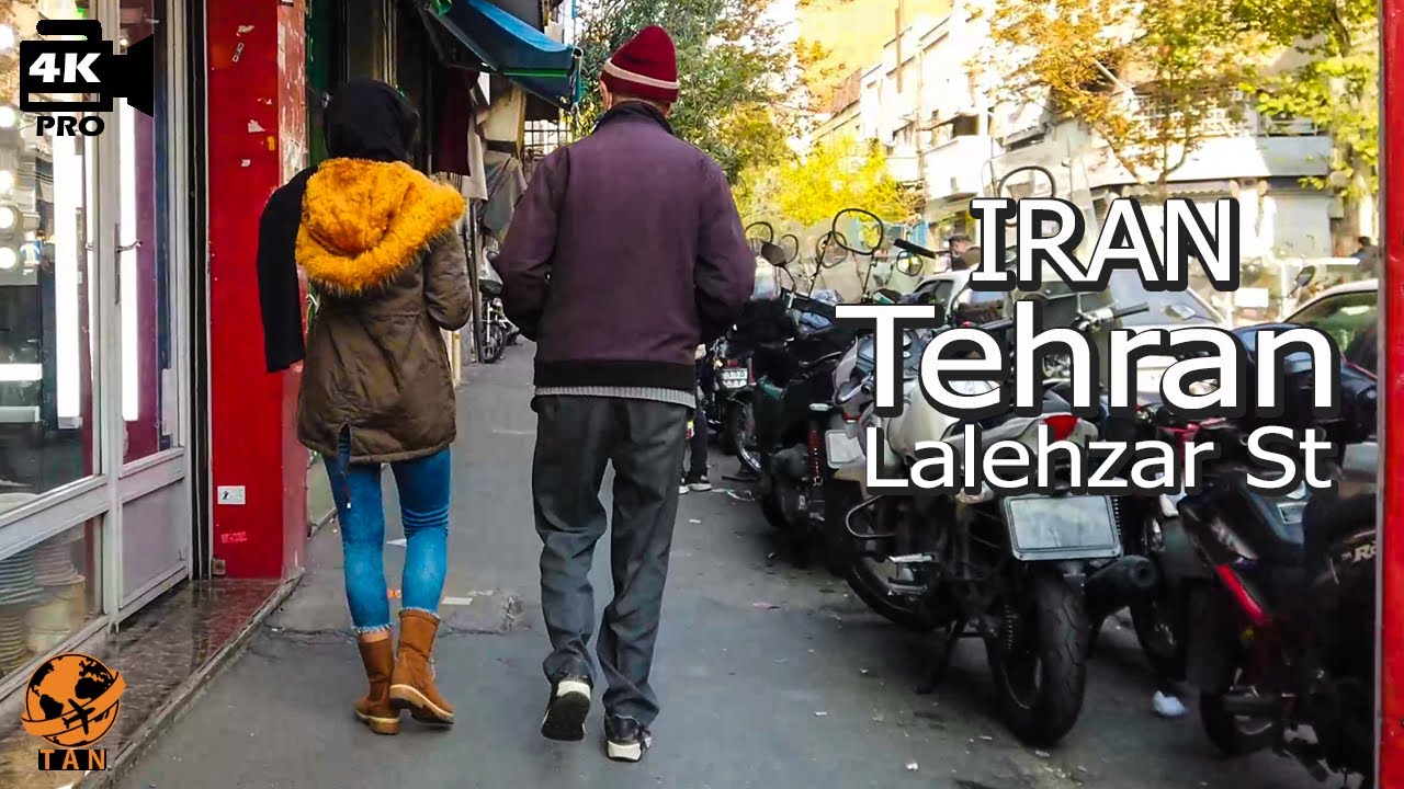 Tehran Walking Tour on Lalehzar street Inside Tehran City Walking Tour ...