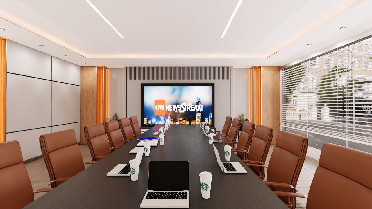 Conference office 3d Animation - YouTube