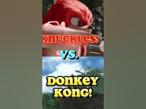 DONKEY KONG VS KNUCKLES THE ECHIDNA ! #gamingshorts #nintendo #sega (Nintendo VS Sega ) - YouTube