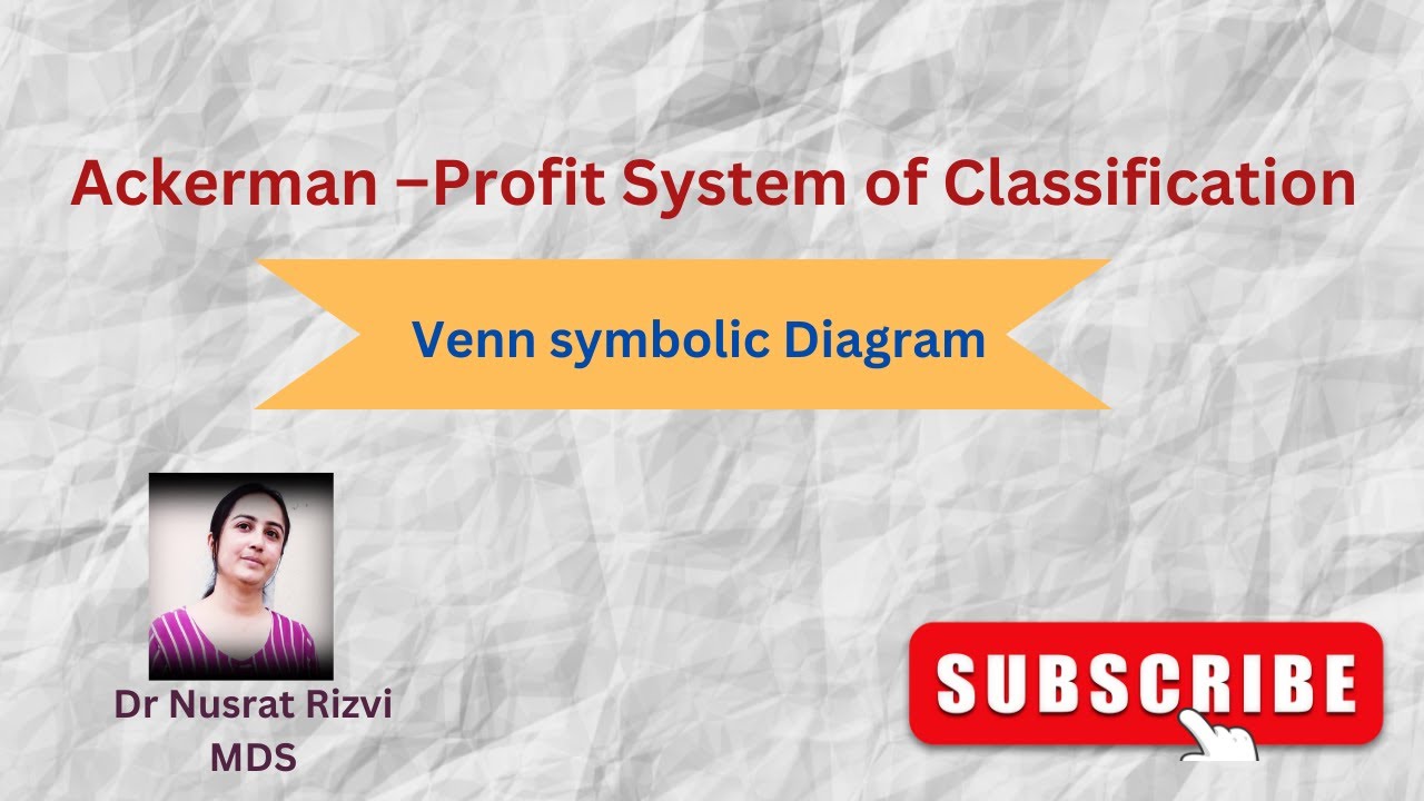 Ackerman –Profit System of Classification / Venn symbolic Diagram ...