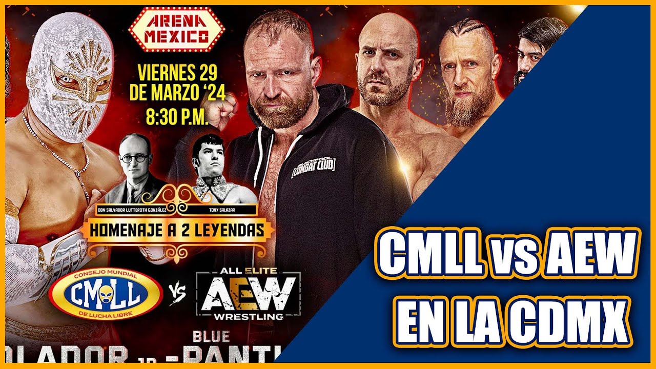 Live Review: CMLL vs AEW en la Arena México - YouTube