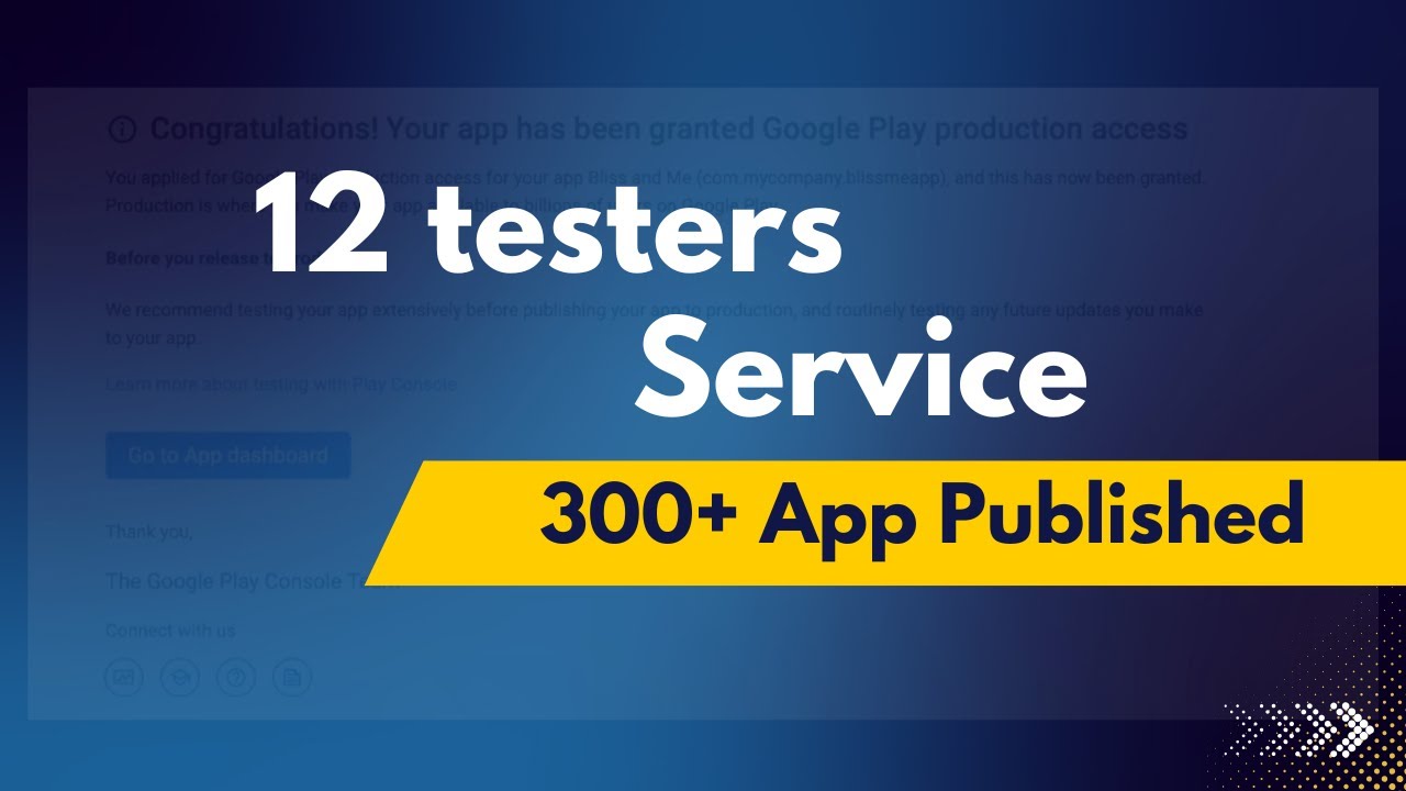 Closed testing service updates | 12 testers google play console - YouTube