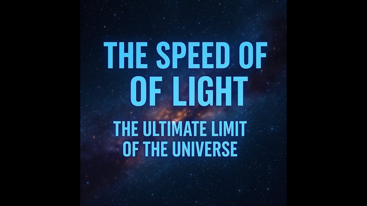 The Speed of Light — The Ultimate Limit of the Universe 🌌⚡ - YouTube
