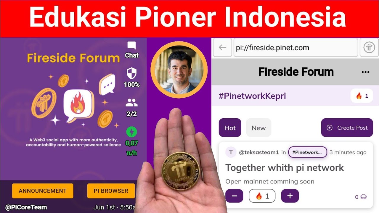 Pi Network ll Fungsi Fireside Forum - YouTube