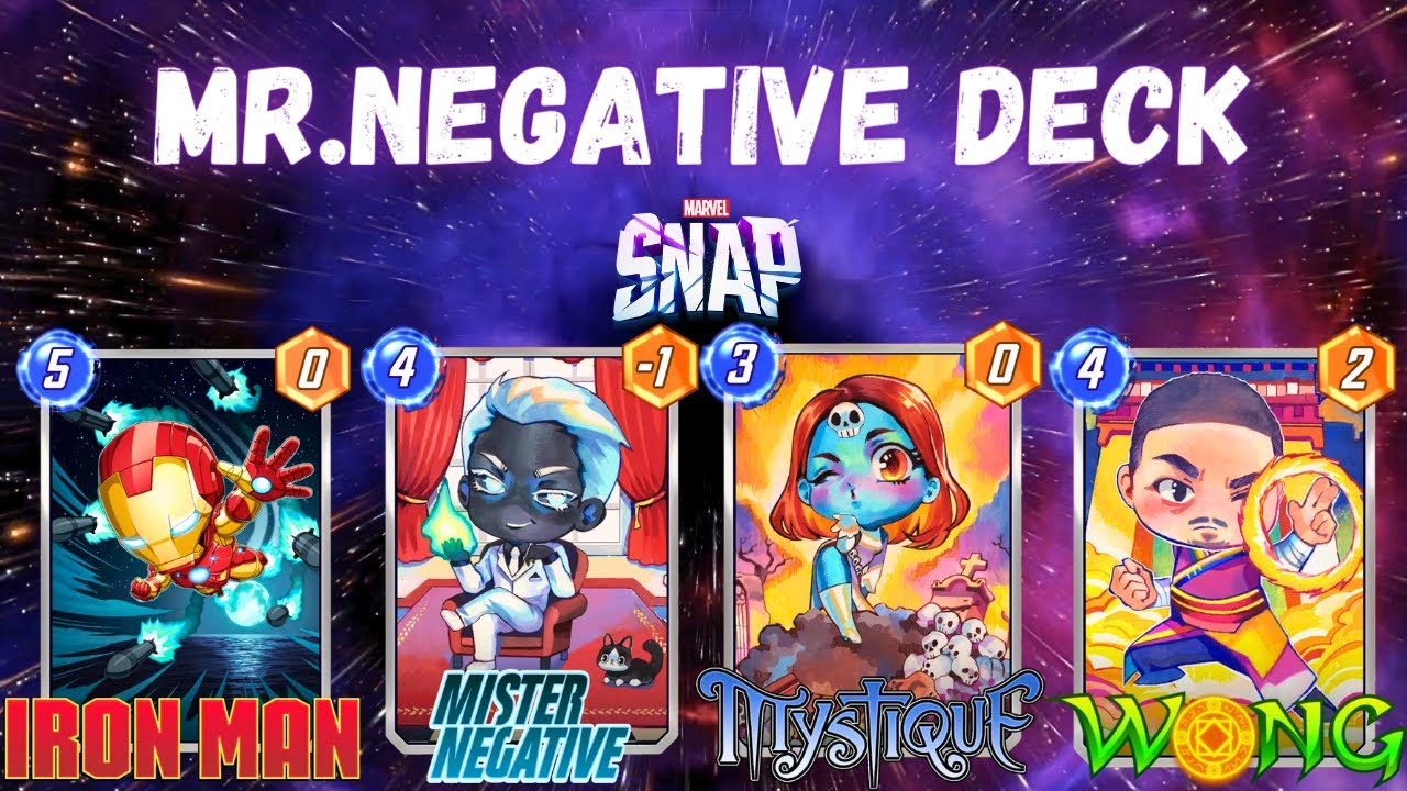 Cheap Mr Negative Deck Marvel Snap Gameplay - YouTube
