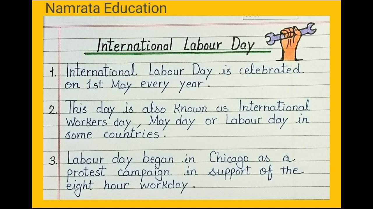 10 lines on International Labour Day in English/Labour Day 10 lines ...