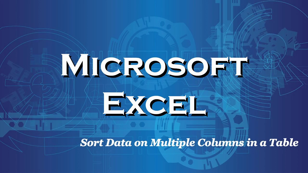 Excel 2016 Sort Data On Multiple Columns In A Table YouTube excel-2016-sort-data-on-multiple-columns-in-a-table-youtube