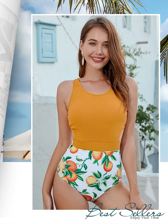 Molybell Womens Chest Sexy Cut Out One Piece Swimsuit Youtube