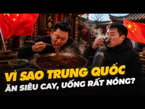 VÌ SAO TRUNG QUỐC ĂN SIÊU CAY, UỐNG RẤT NÓNG?