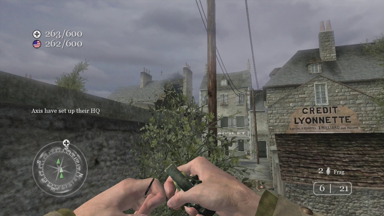 COD2 - Headquarters, Carentan, France (full match) - YouTube