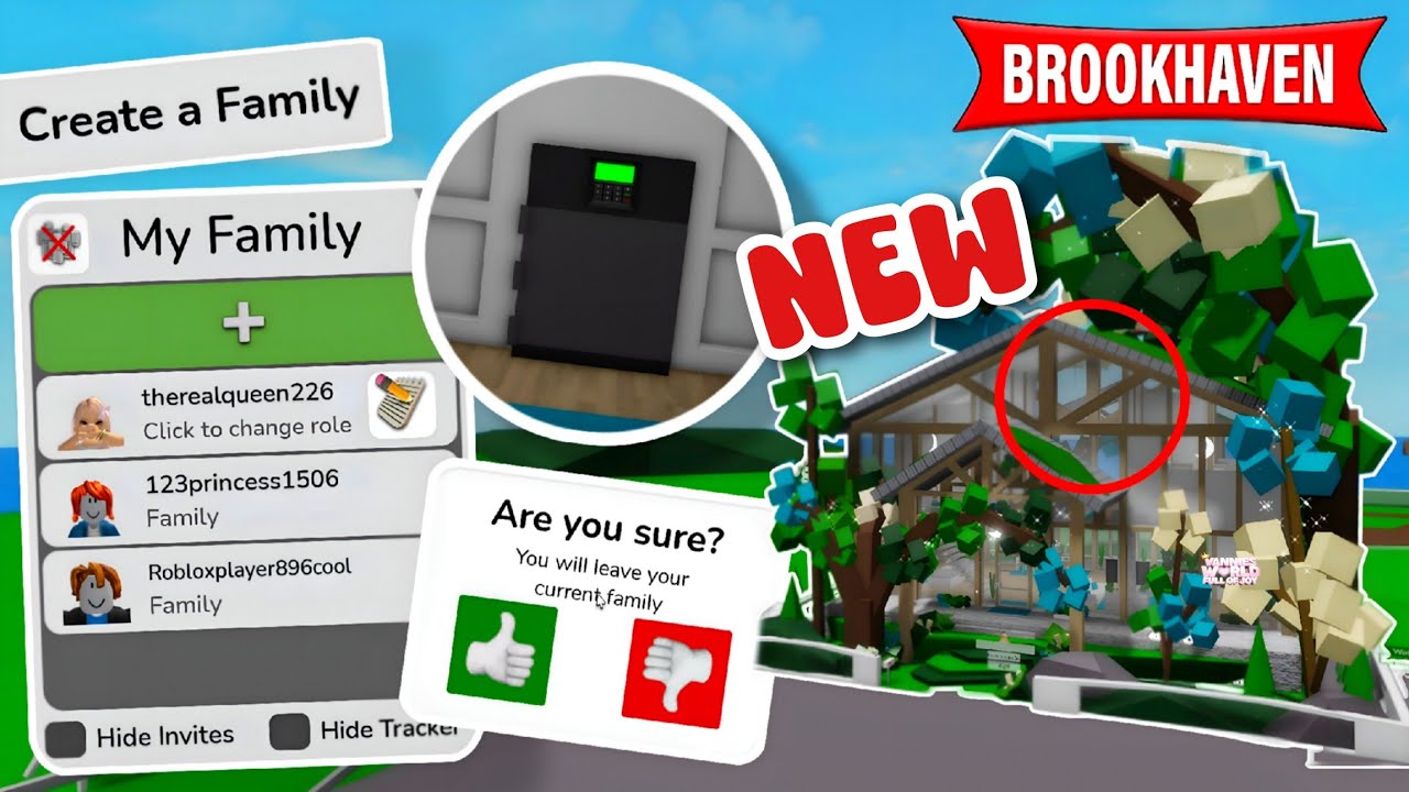 HOW TO USE **NEW FAMILY FEATURE** + SAFE LOCATION IN WOODLAND UPDATE ...
