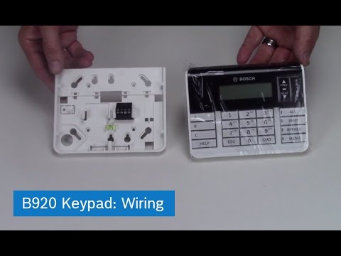 B920 Keypad: Wiring - YouTube