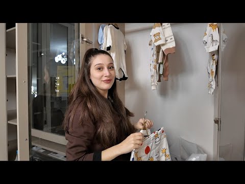 UŞAQ DOLABINI HAZIRLADIQ 😍 | MAKYAJ ALIŞVERİŞİ ETDİK 🩷