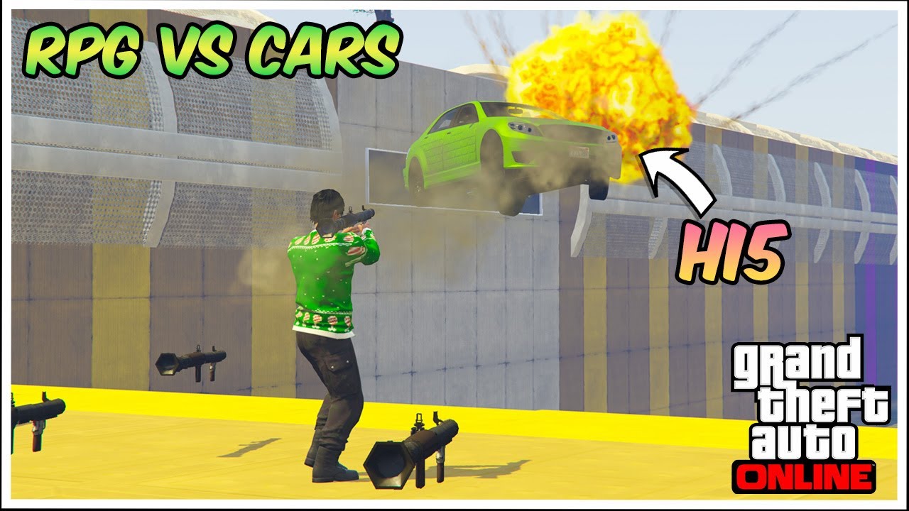 GTA5 Rpg Vs Cars That Tested Our Patience #pokerface #gtavonline - YouTube