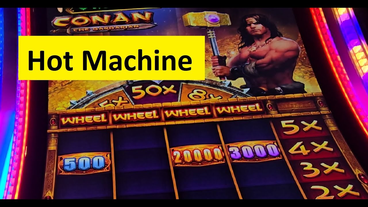Conan The Barbarian Slot On One Hot Machine!! Aristocrat Game - YouTube