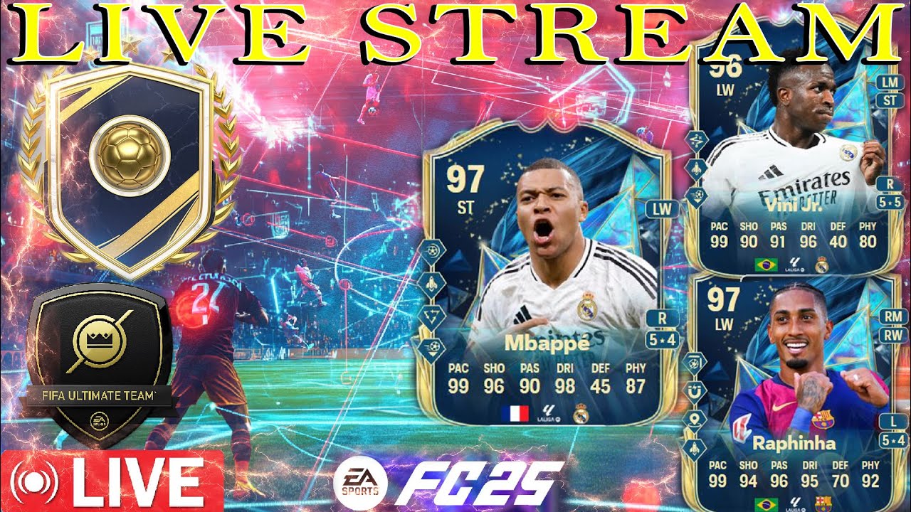🔴 FC 25 ULTIMATE TEAM LIVE! GRIND FOR ELITE DIVISION WITH META ...