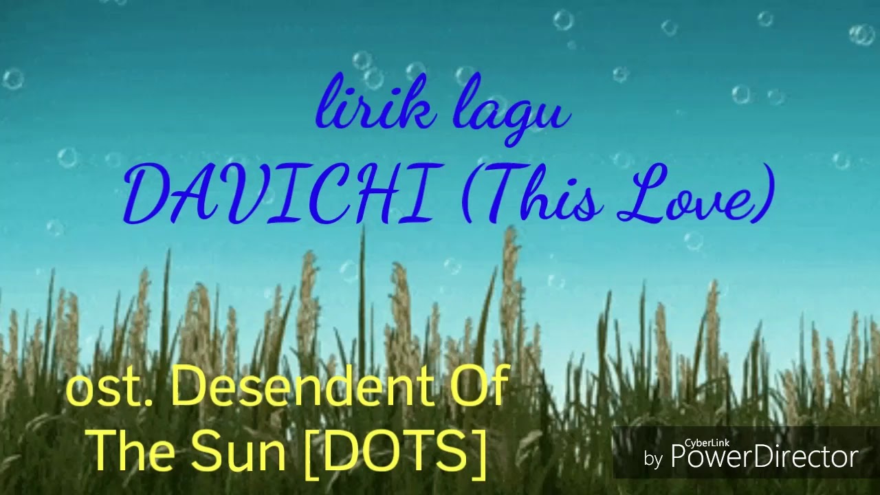 OST DOTS This Love lirik - YouTube