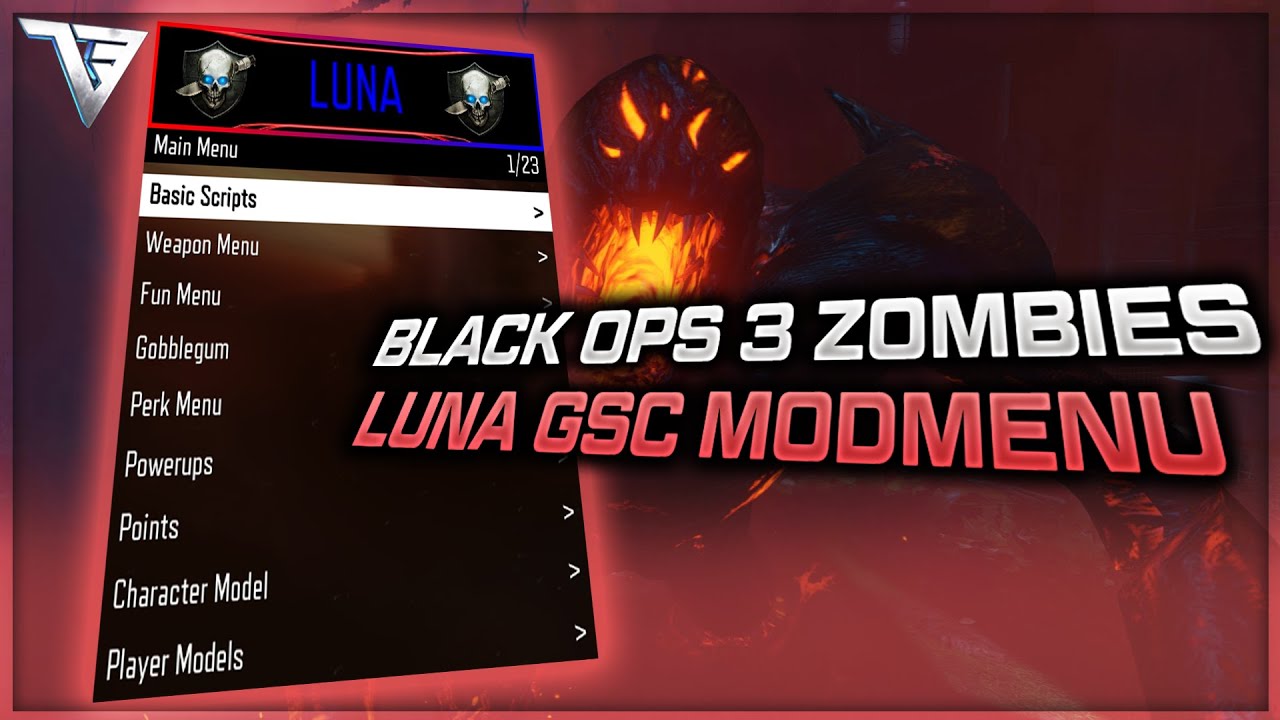 *NEW* [PC] BLACK OPS 3 ZOMBIES "LUNA" GSC MODMENU (PLAYER INFO, MODDED ...
