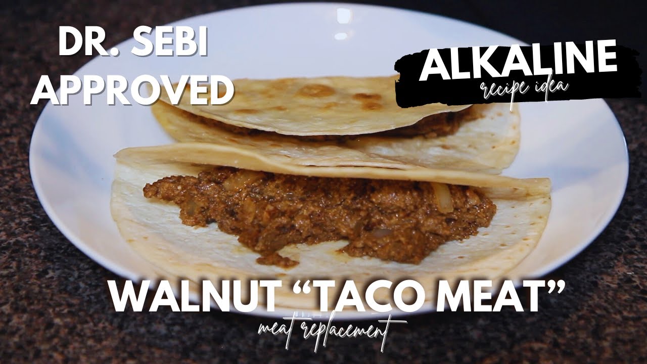 Trying To Make Alkaline WALNUT "Taco Meat" | Healthy Plant Based Meat ...