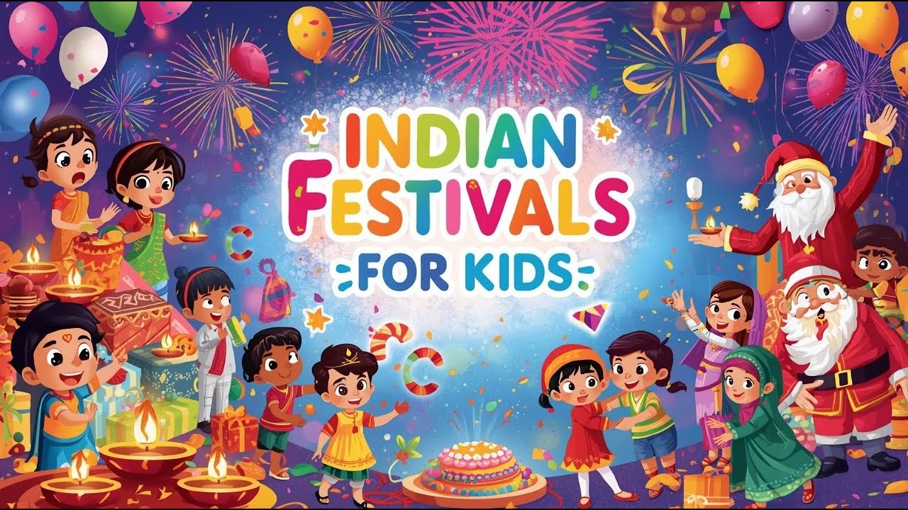 Indian Festivals for Kids | Learn with Neetu Ma’am | Eeze Junior - YouTube