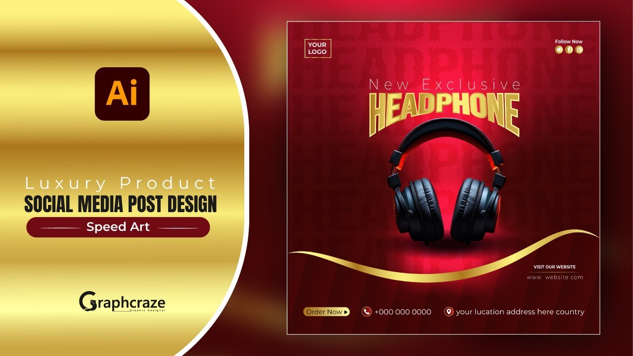 social media product post design illustrator || Ecommerce ads Design ...