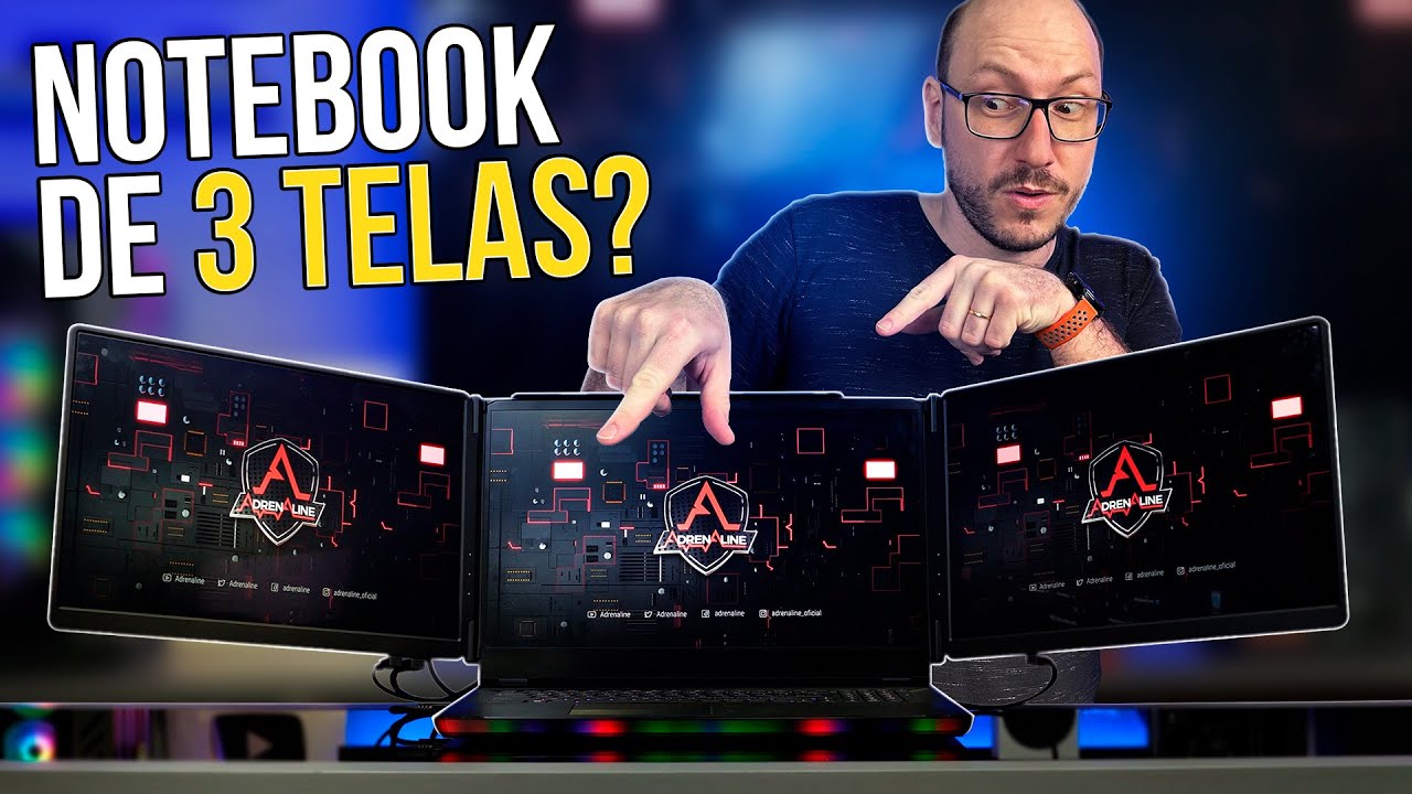 Notebook com três telas gamers: testamos o impressionante Monduo 16 Pro ...