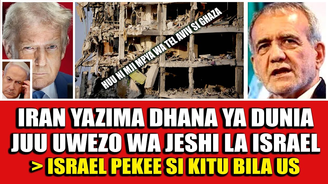 IRAN YAZIMA DHANA YA DUNIA JUU UWEZO WA JESHI LA ISRAEL, ISRAEL PEKEE ...