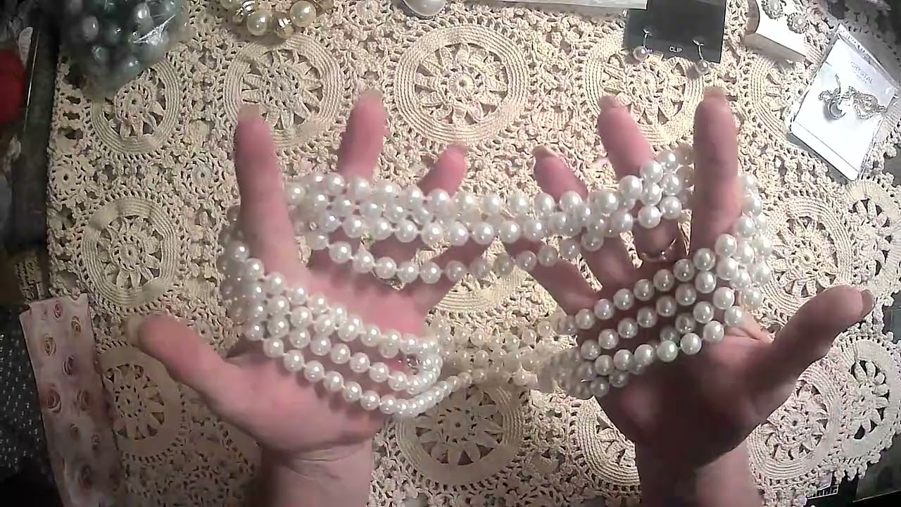 PEARLS PEARLS & MORE PEARLS!! Ebay Share - YouTube