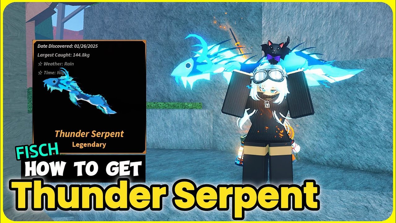 How to Catch the Thunder Serpent in Fisch (EASY Guide!) 🎣⚡ - YouTube