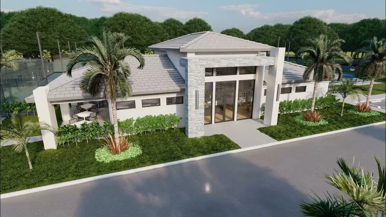 The Clubhouse at Lotus Edge in Boca Raton, Florida | Animation - YouTube