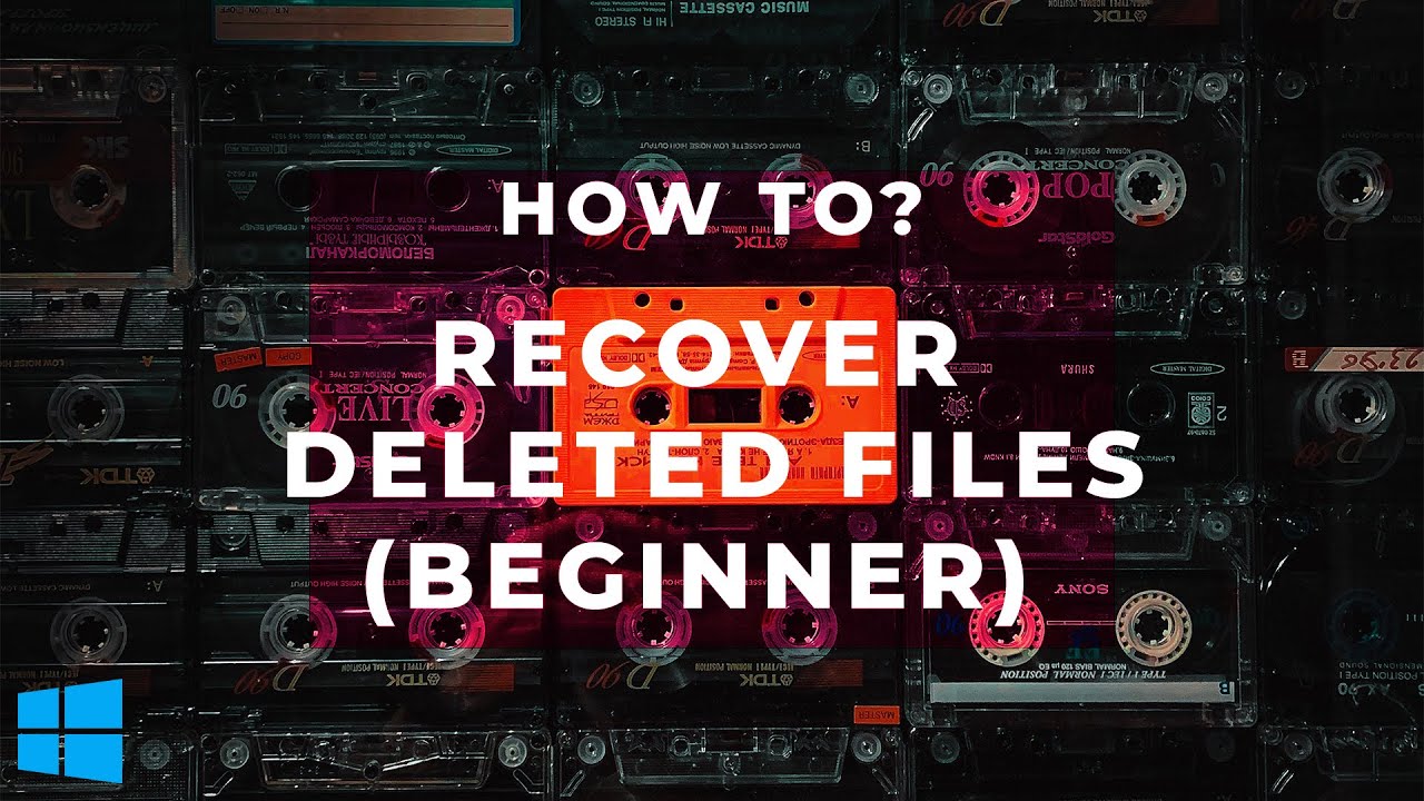 Recover A Deleted File BEGINNER YouTube Recover A Deleted File BEGINNER YouTube