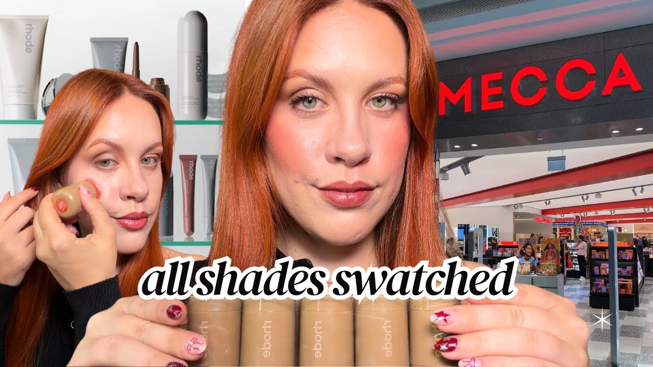 rhode blush is finally in Australia! swatches + try-on before it ...