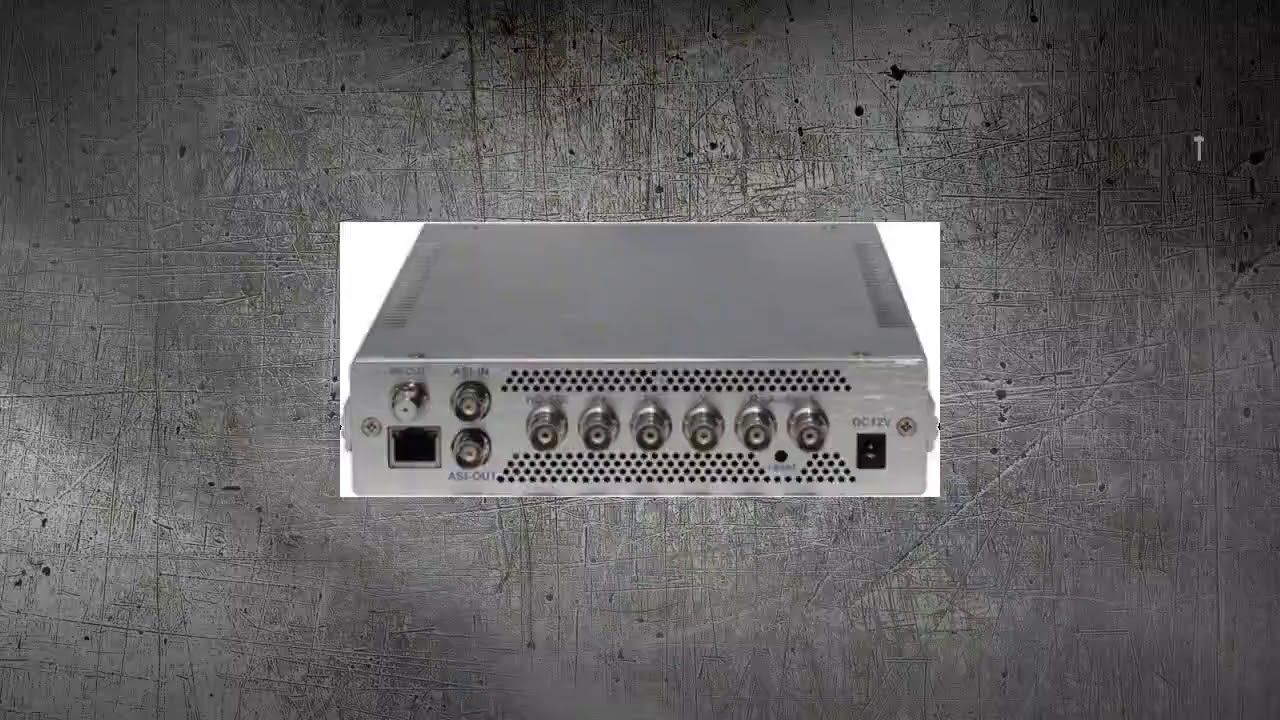 Satellite SNG Encoder / DVB-S2 Modulator - YouTube