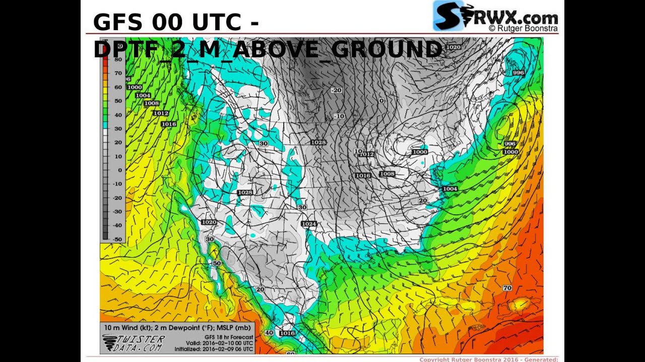 Severe Weather Maps for February 09, 2016 (Tue) - SPC Risk: NO SVR ...