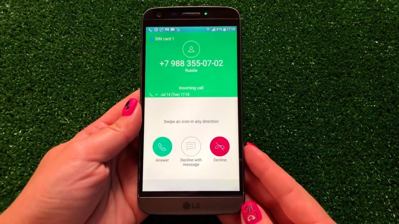 LG G5 SE (2016 year) Incoming call & boot animation - YouTube