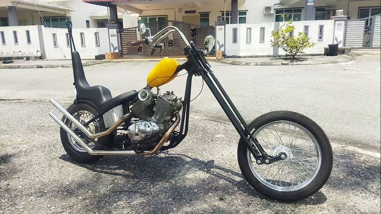 Yamaha Virago 535 Cafe Racer Malaysia | Reviewmotors.co