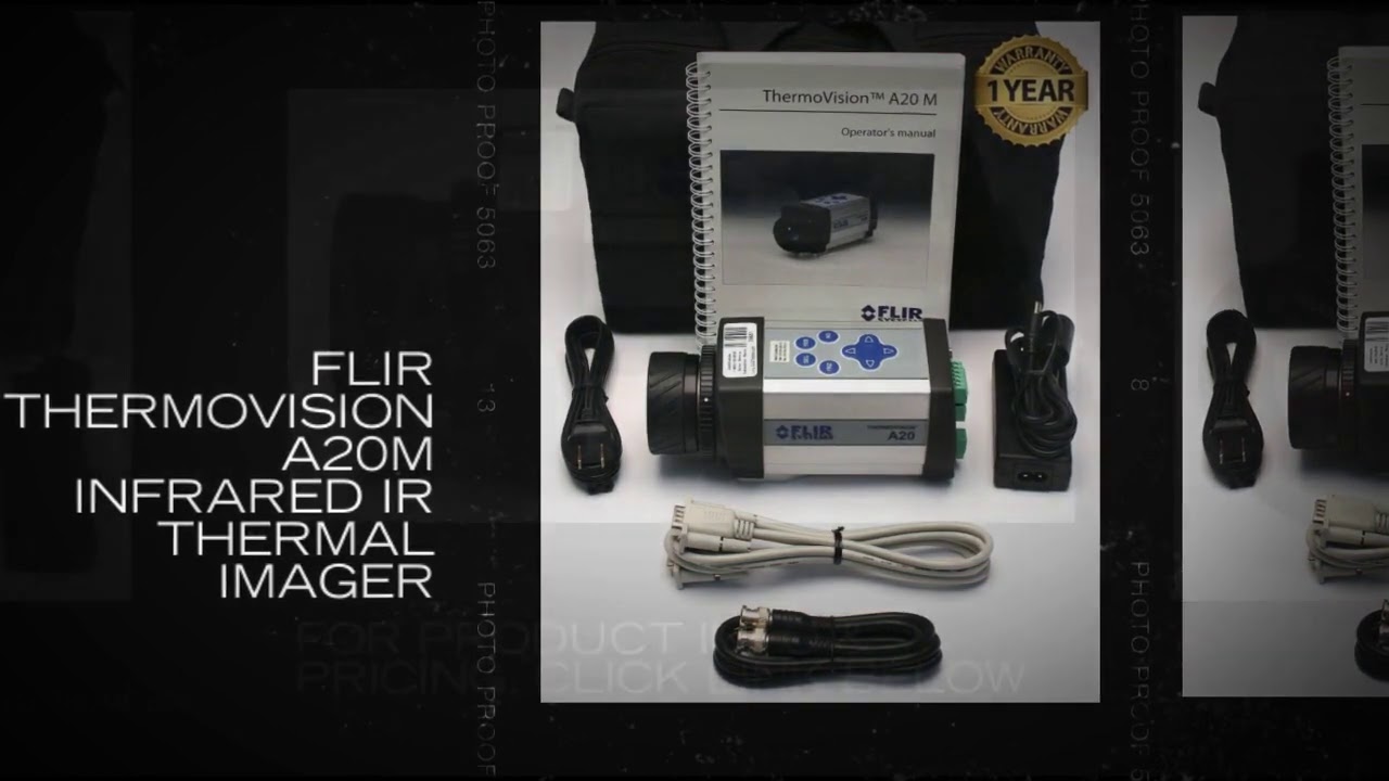 FLIR ThermoVision A20M Infrared IR Thermal Imager - YouTube