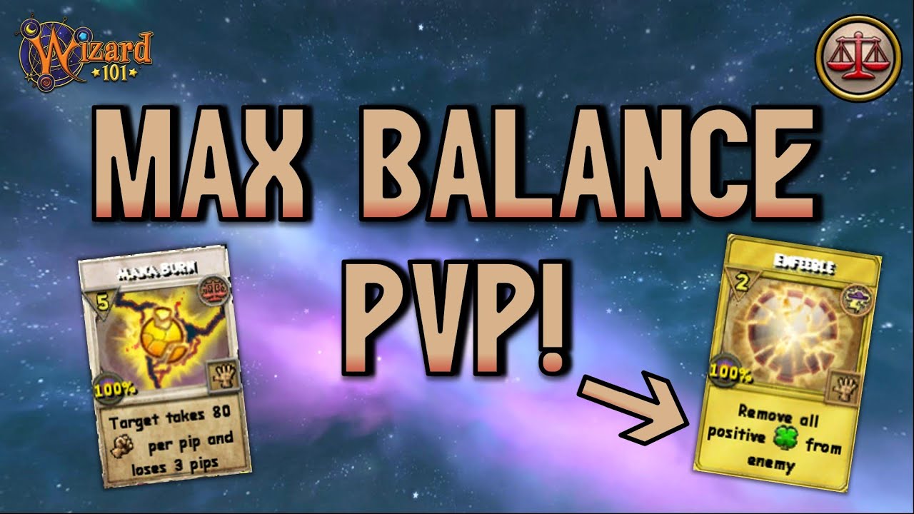 WIZARD101 MAX BALANCE PvP (130): The Most CLUTCH Enfeeble EVER! - YouTube