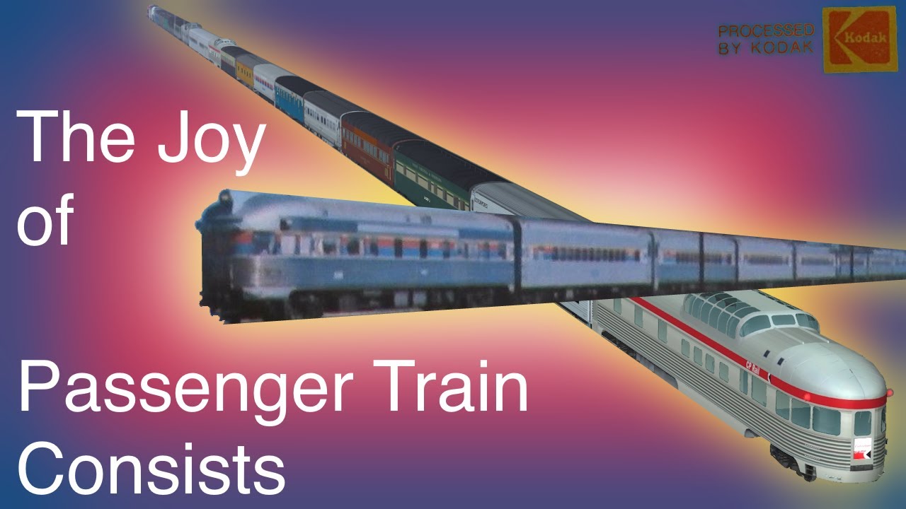 The Joy of Passenger Train Consists - YouTube