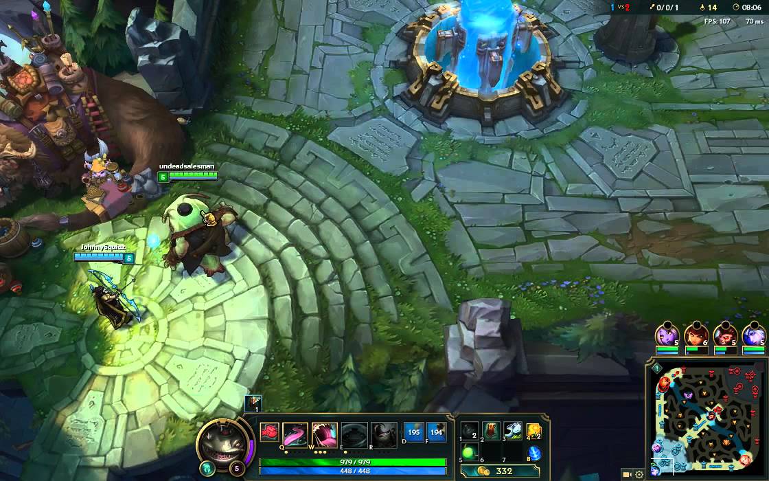 GG: Johnny plays his first LoL game ever - YouTube