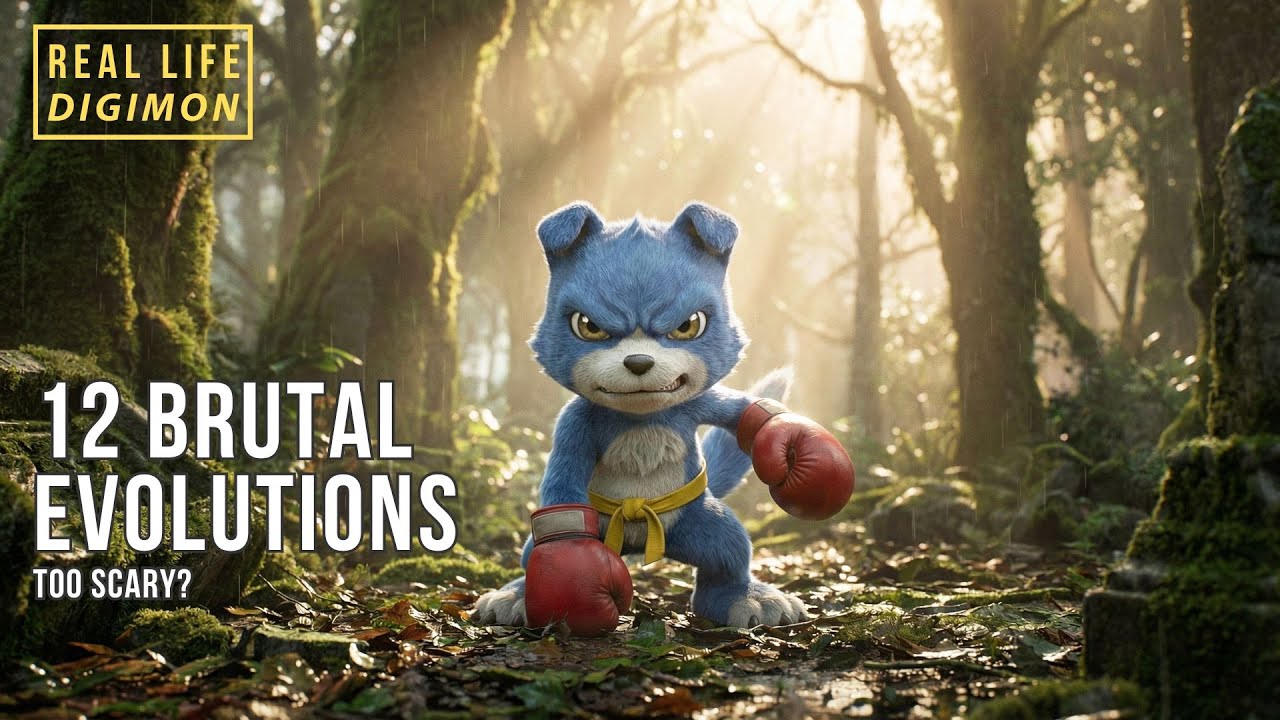 Digimon Real Life - 12 Brutal Evolutions - Rookie To Mega - Too Scary ...