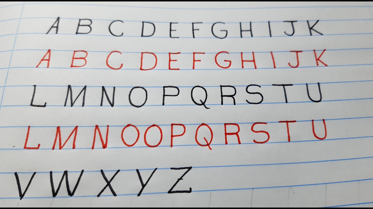 Como escrever uma letra BONITA e separada. Caligrafia DS - YouTube