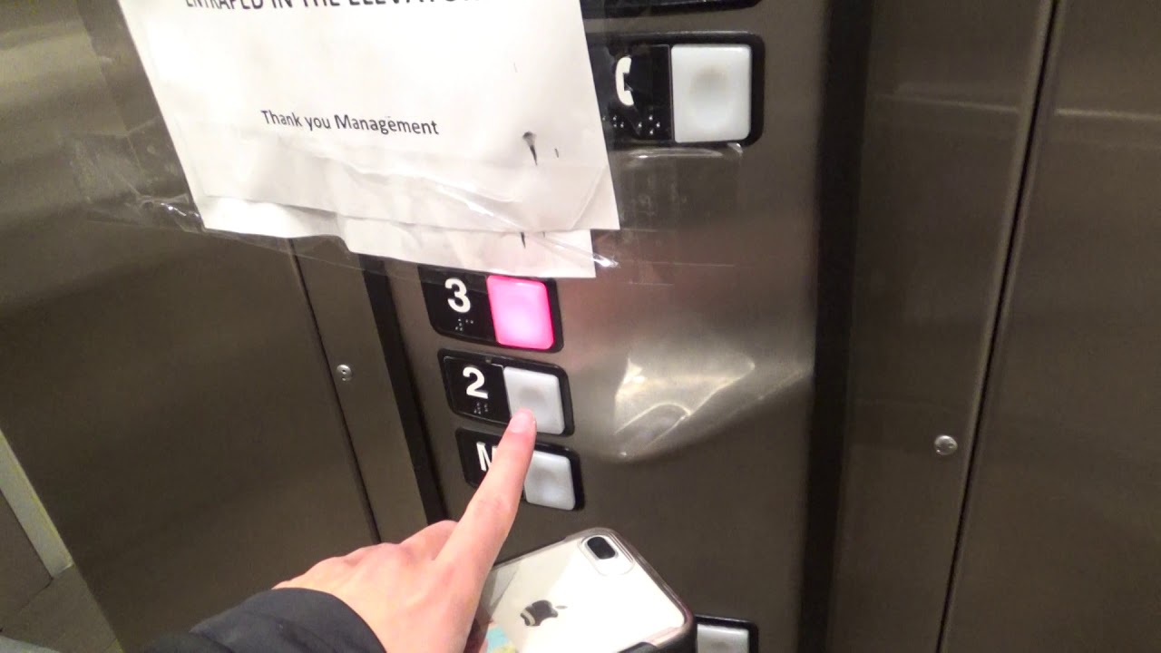 Garbage Schindler Hydraulic Elevator-Hampton Inn & Suites-Burlingame ...