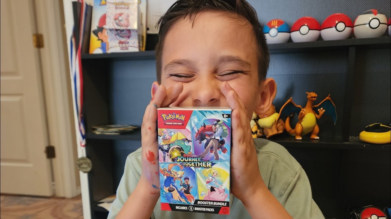 Andrew opens Journey Together Pokémon booster bundle! - YouTube