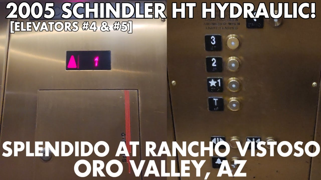 Schindler HT 330A Hydraulic Elevators #4 & #5 @ Splendido At Rancho ...