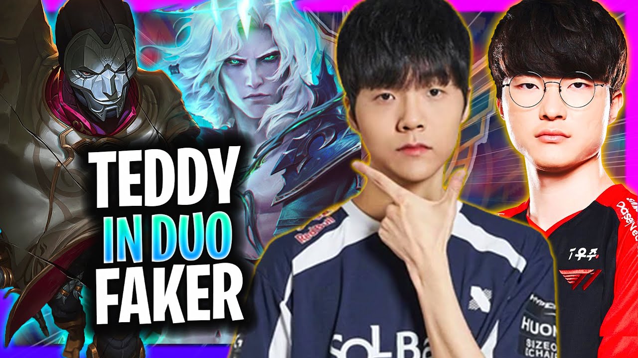 DRX TEDDY THE GOD JHIN in duo WITH T1 FAKER! | DRX Teddy Plays Jhin ADC vs Miss Fortune! - YouTube