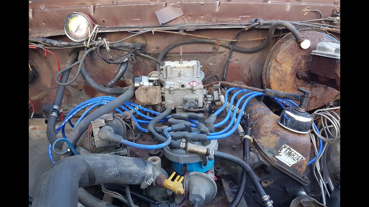 Ford 351M Engine Running. 1978/79 series @CaddyMan - YouTube