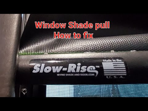 Slow-Rise window shade hack! - YouTube